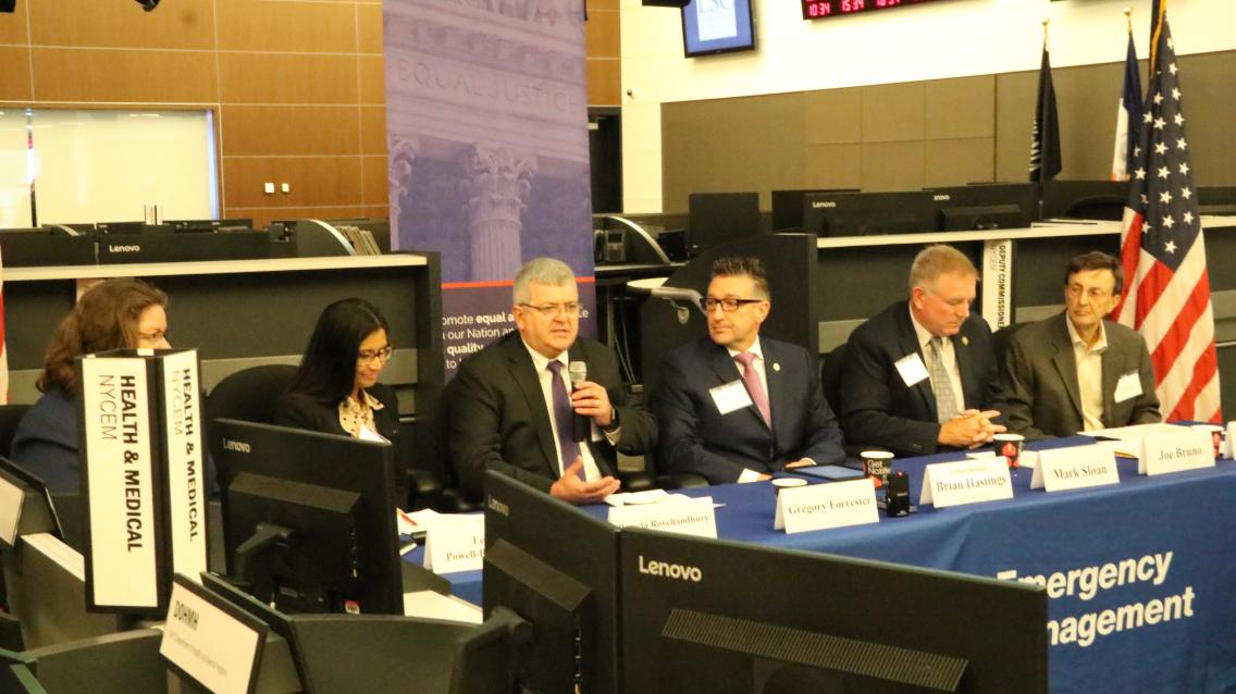Disaster Task Force NYC Emergency Management Command Center panel | LSC ...